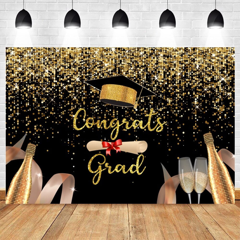 Congratulation 2023 Graduate Ceremony Backdrop for Photography Balloon ...