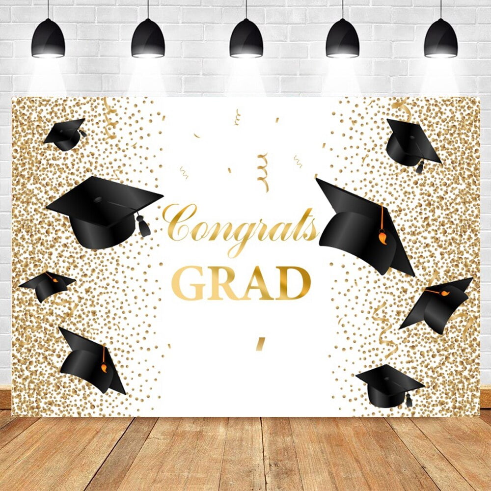 Congratulation 2023 Graduate Ceremony Backdrop for Photography Balloon ...