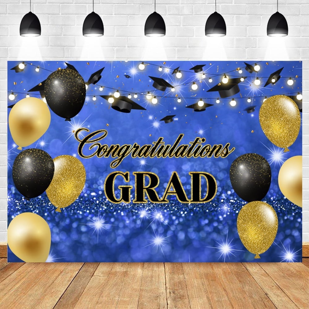 Congratulation 2023 Graduate Ceremony Backdrop for Photography Balloon ...