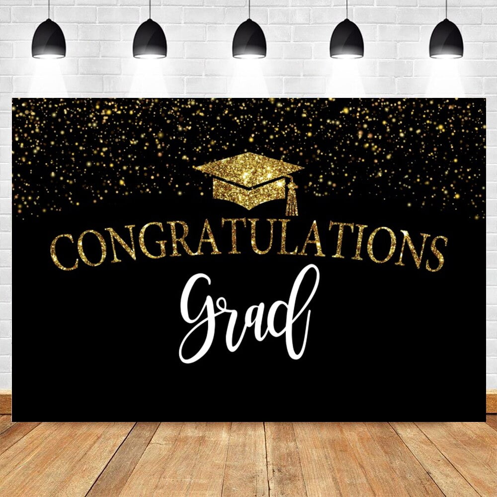Congratulation 2025 Graduate Ceremony Backdrop for Photography Balloon ...
