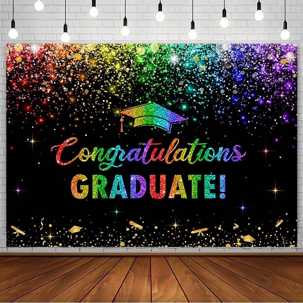 Congratulation Graduate Backdrop Class of 2024 Graduation Party ...