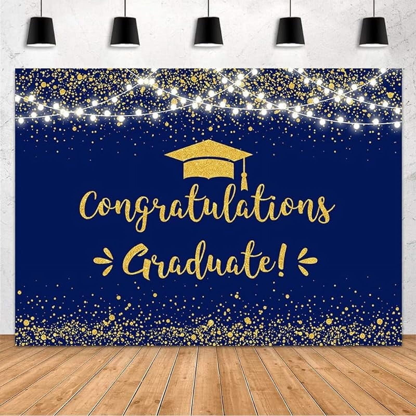 Congratulation Graduate Backdrop Class of 2024 Graduation Party ...