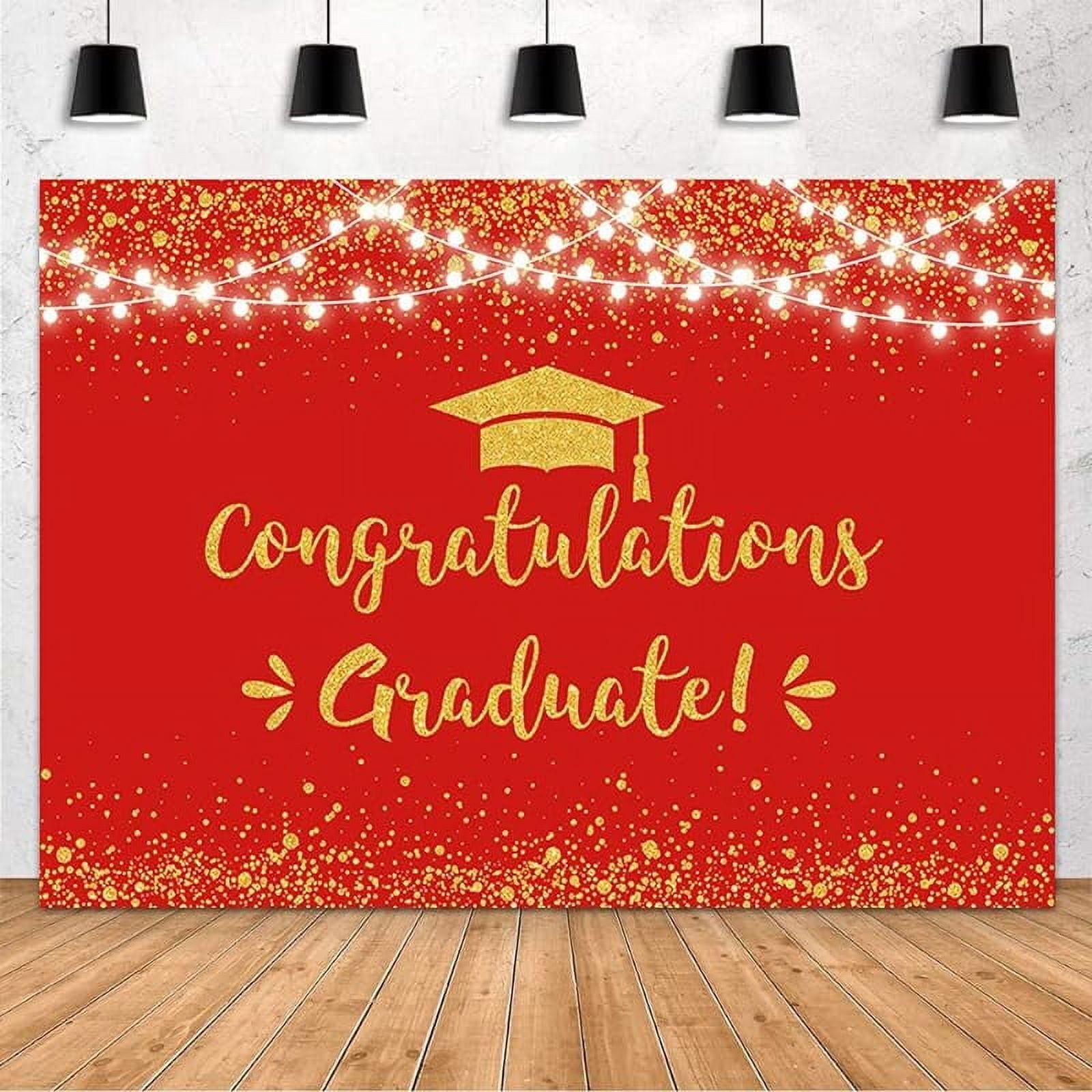 Congratulation Graduate Backdrop Class of 2024 Graduation Party ...