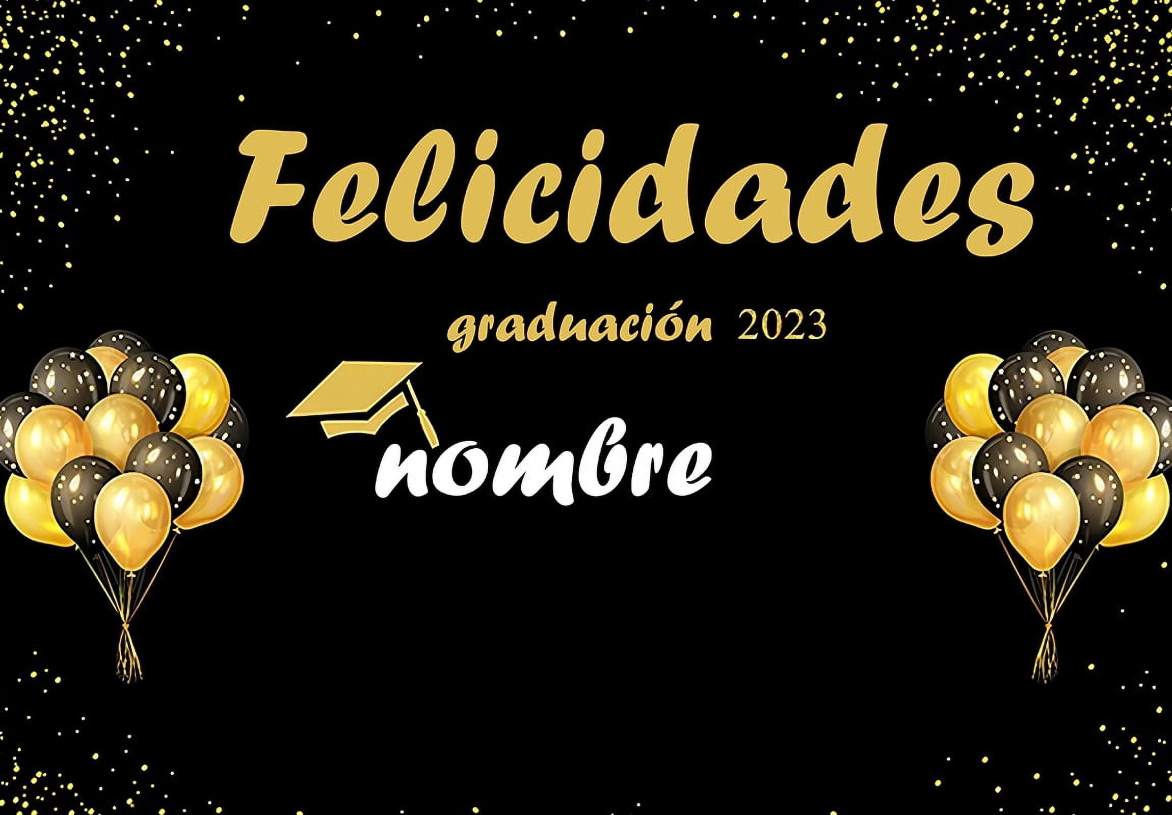 Congratulation Graduation Party Banner Background Class of 2023 Custom ...