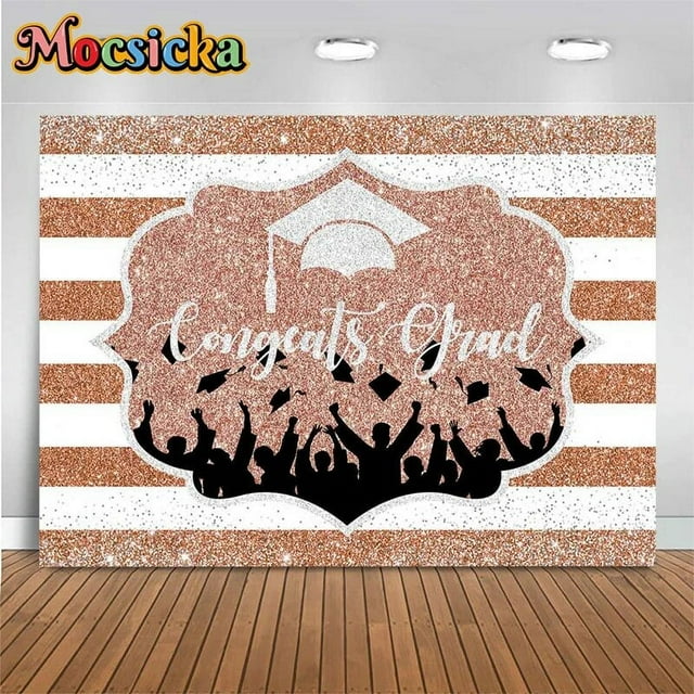 Congratulations 2024 Graduation Party Background Photography Gold ...