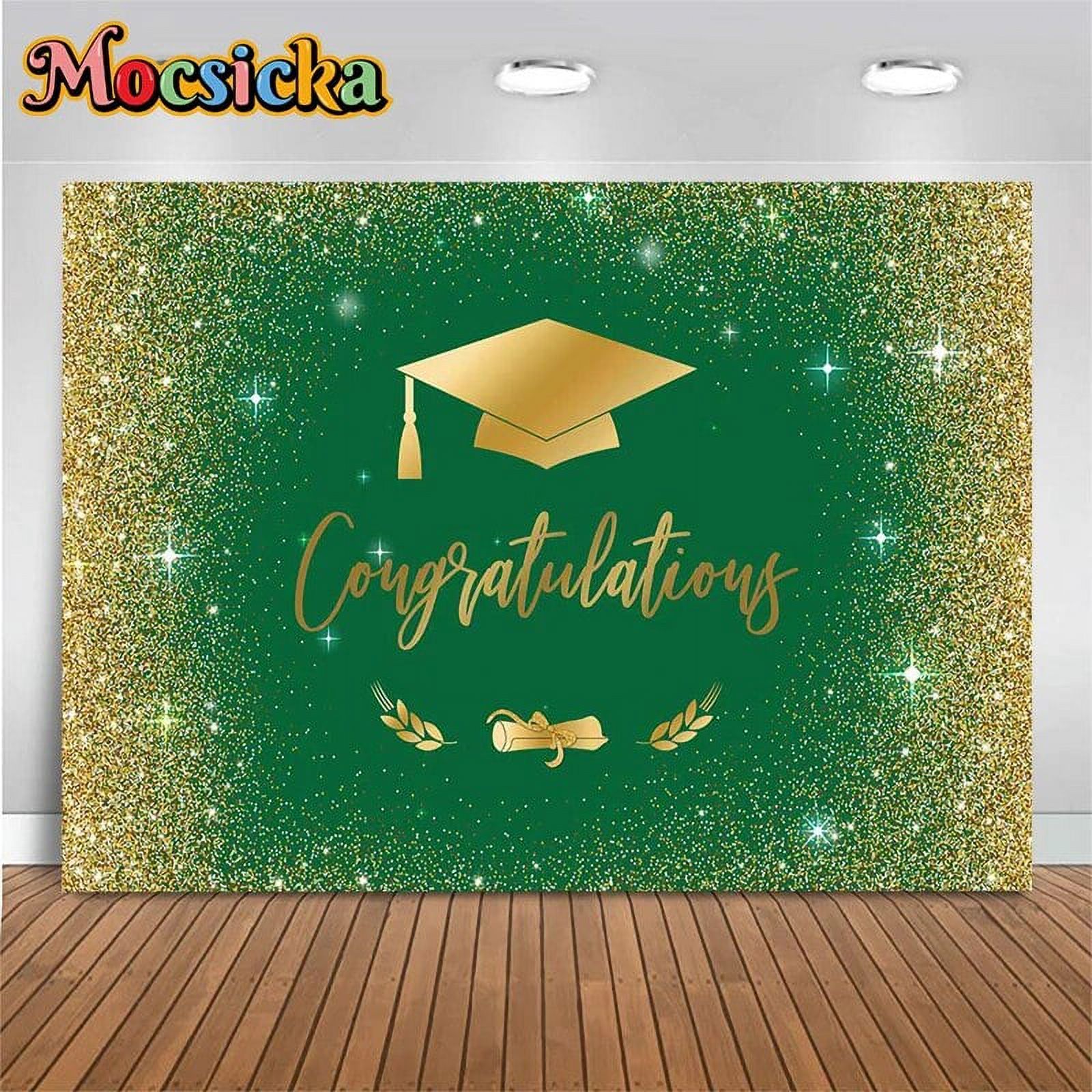 Congratulations 2024 Graduation Party Background Photography Gold ...