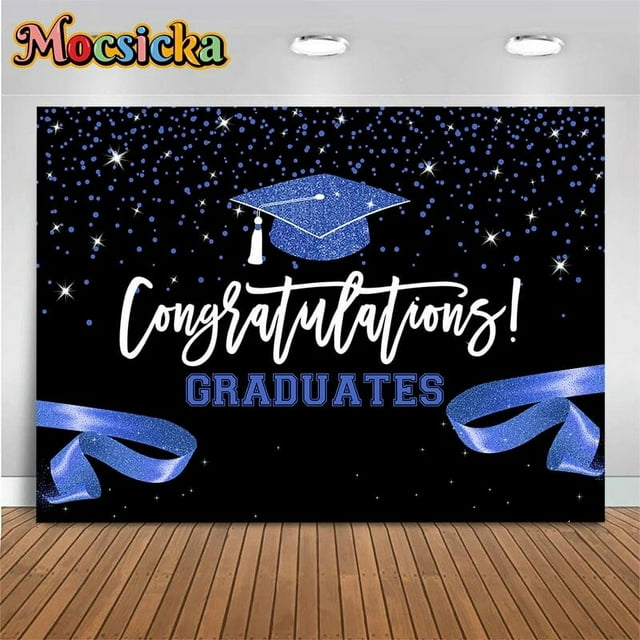 Congratulations 2024 Graduation Party Background Photography Gold ...