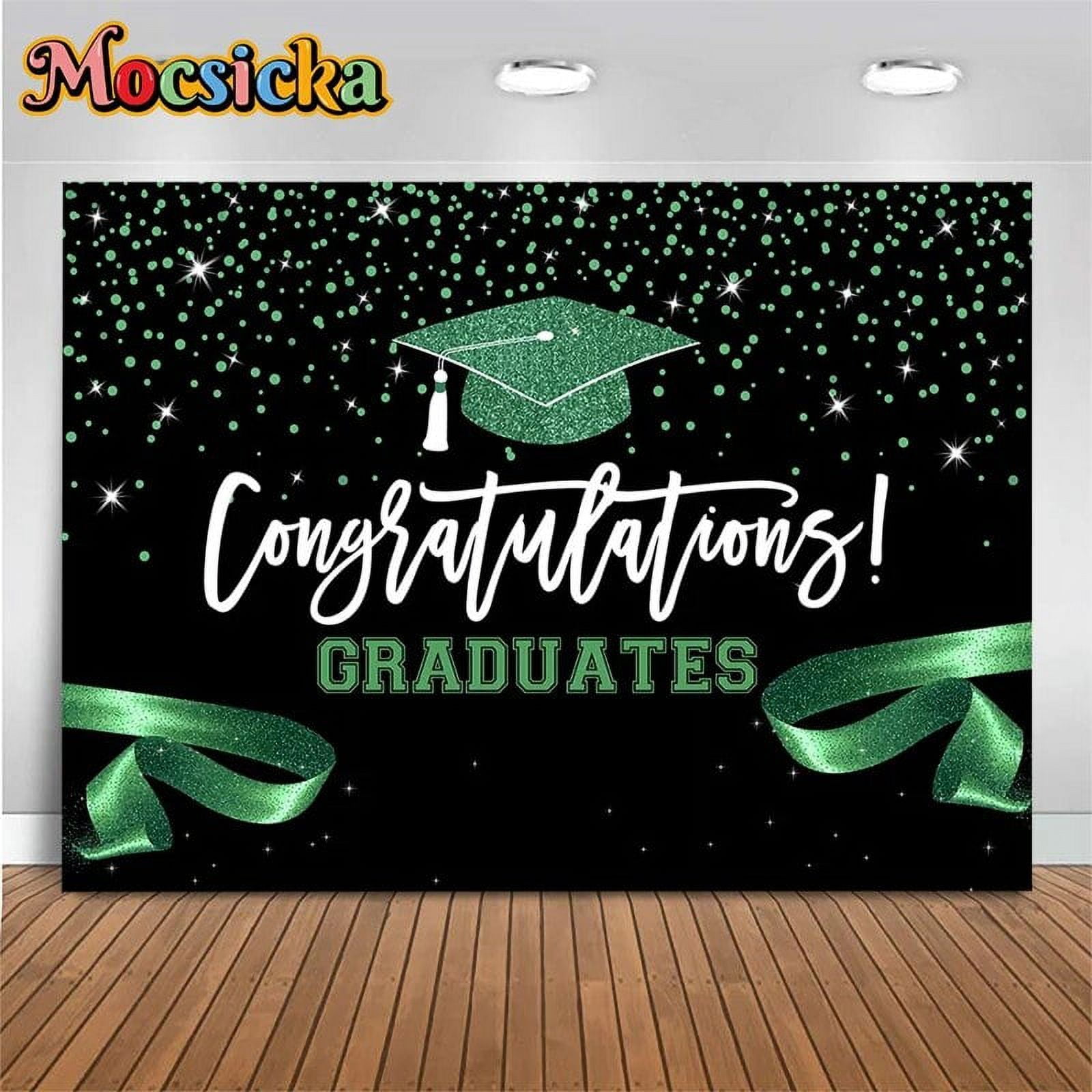 Congratulations 2024 Graduation Party Background Photography Gold ...