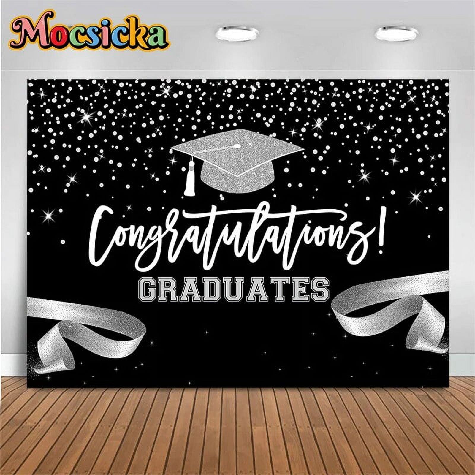 Congratulations 2024 Graduation Party Background Photography Gold ...