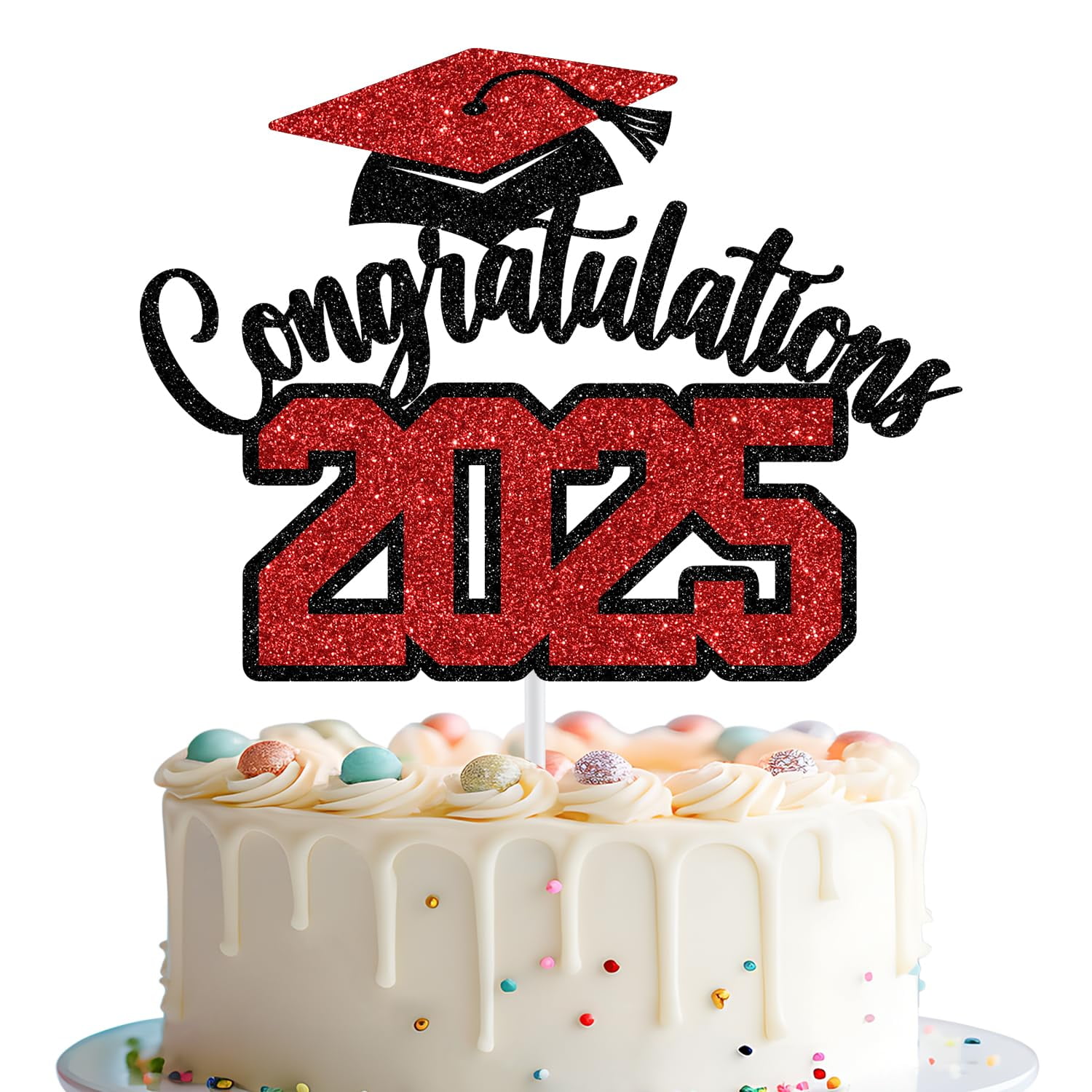 Congratulations 2025 Cake Topper, Class of AIS1 2025 Cake Decorations ...