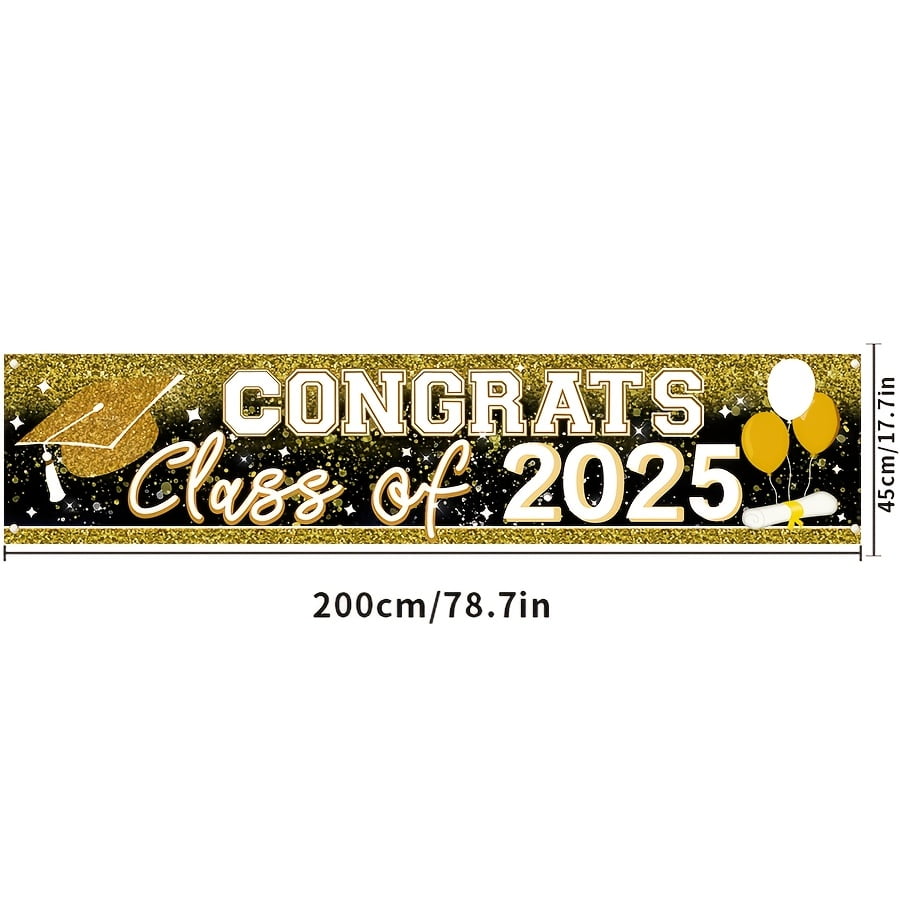 Congratulations 2025 Graduates Banner - "Congratulations Graduation ...