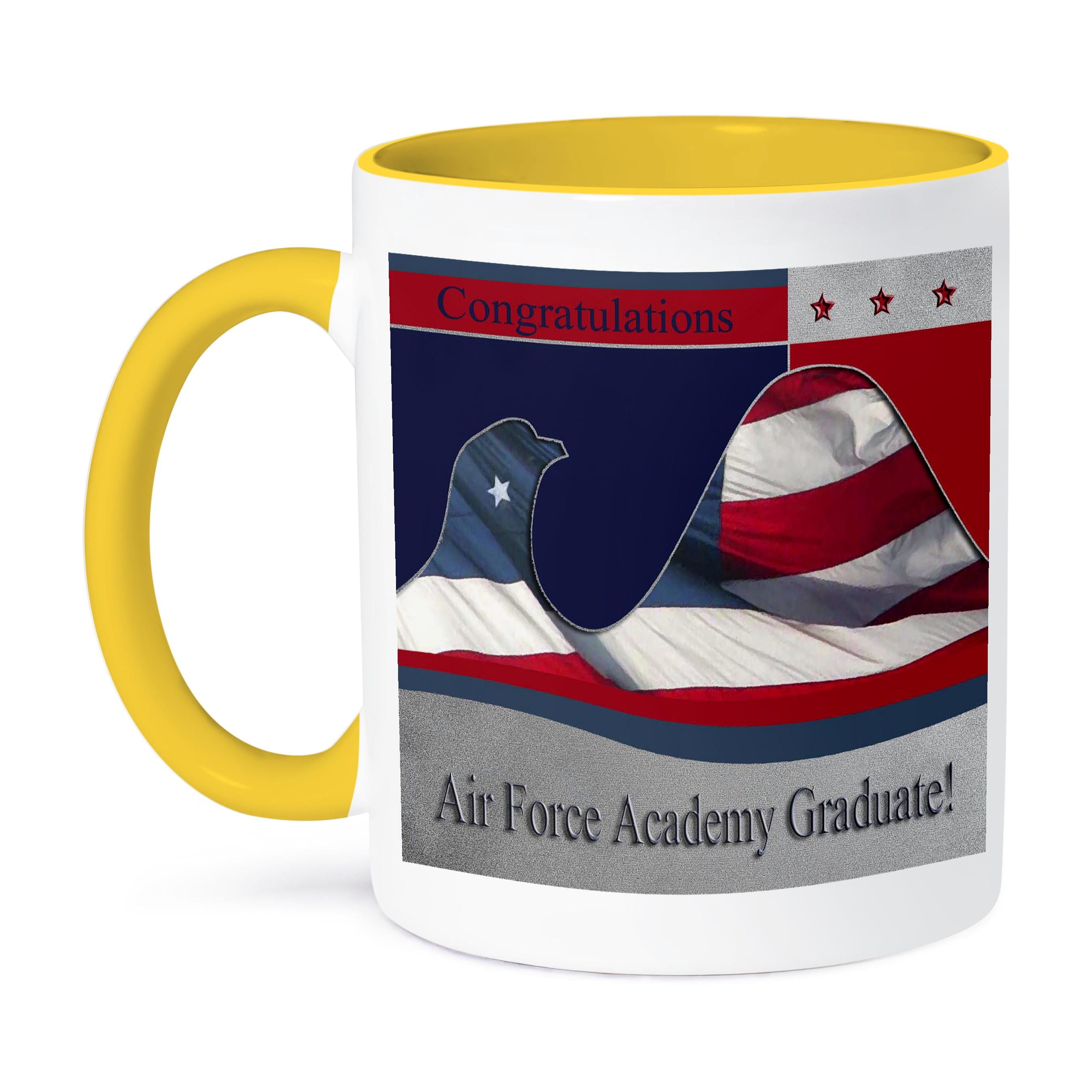 3dRose, Congratulations Air Force Academy Graduate, Flag Eagle, 15oz ...