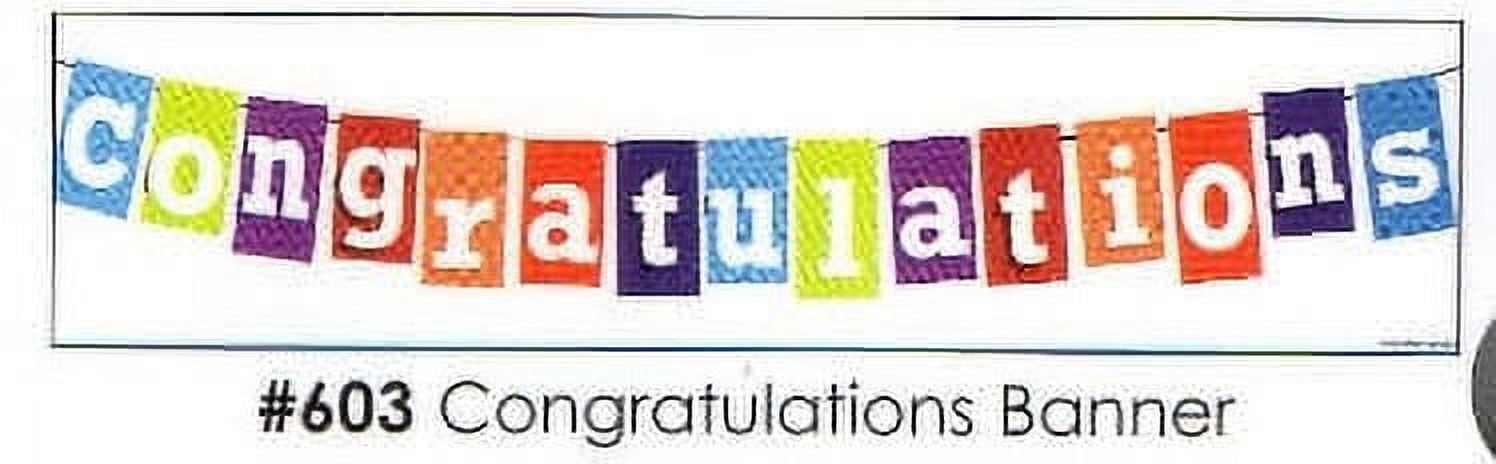 Congratulations Banner 3 Strips Edible Frosting Photo Cake Border ...