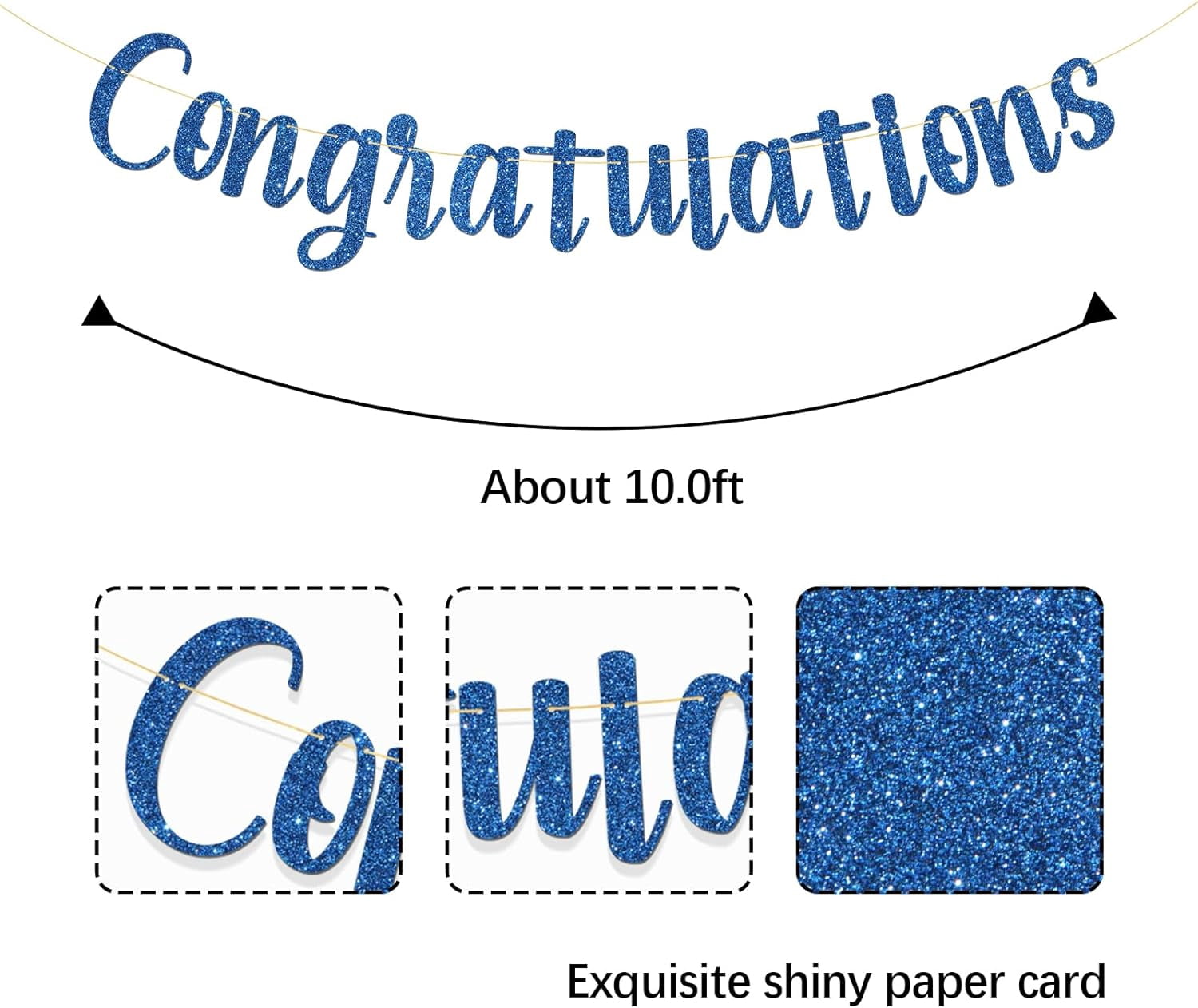 Congratulations Banner/Congrats Grad Party Decor/Graduation Activities ...