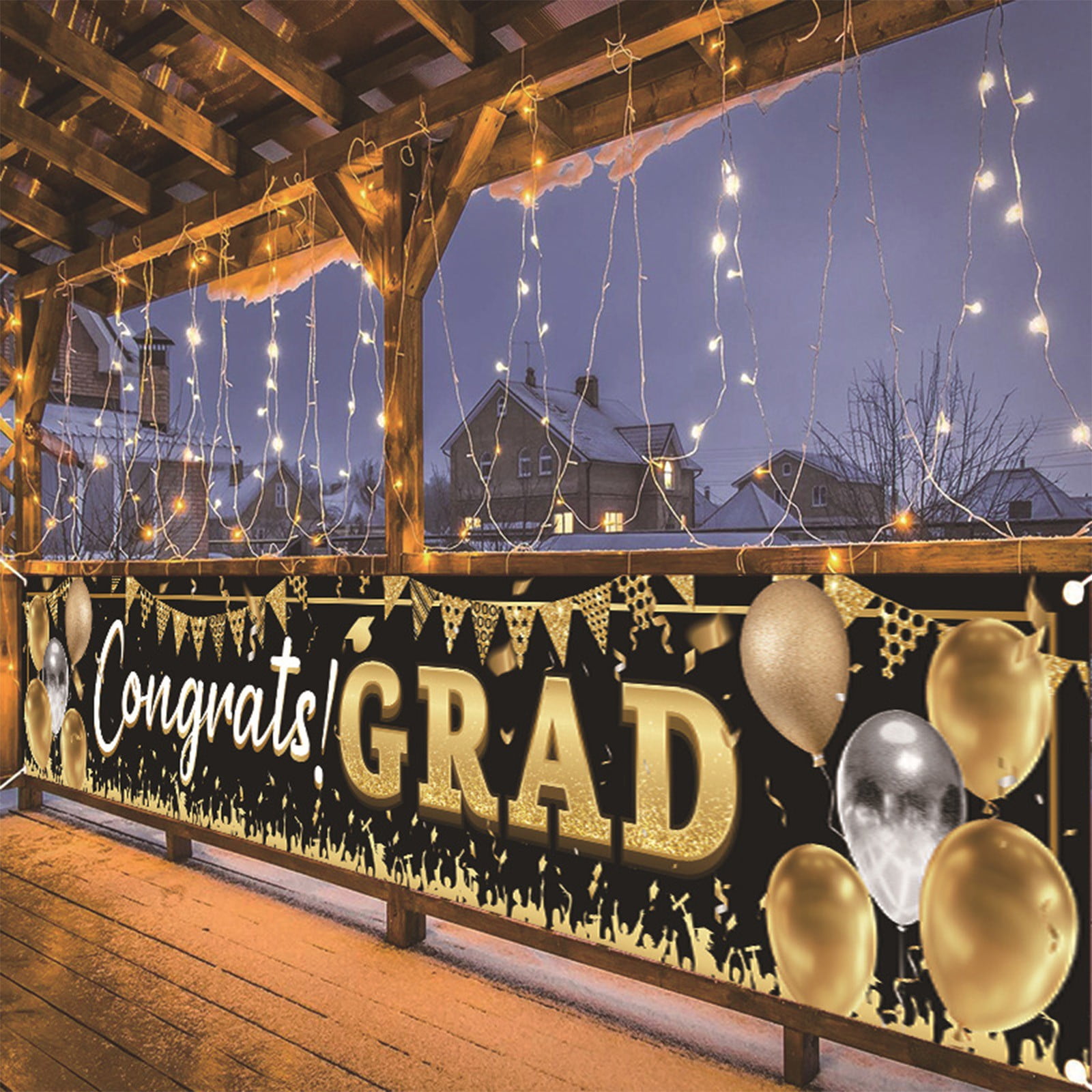 Congratulations Banner - Congratulations Decorations - Congrats GRAD of ...