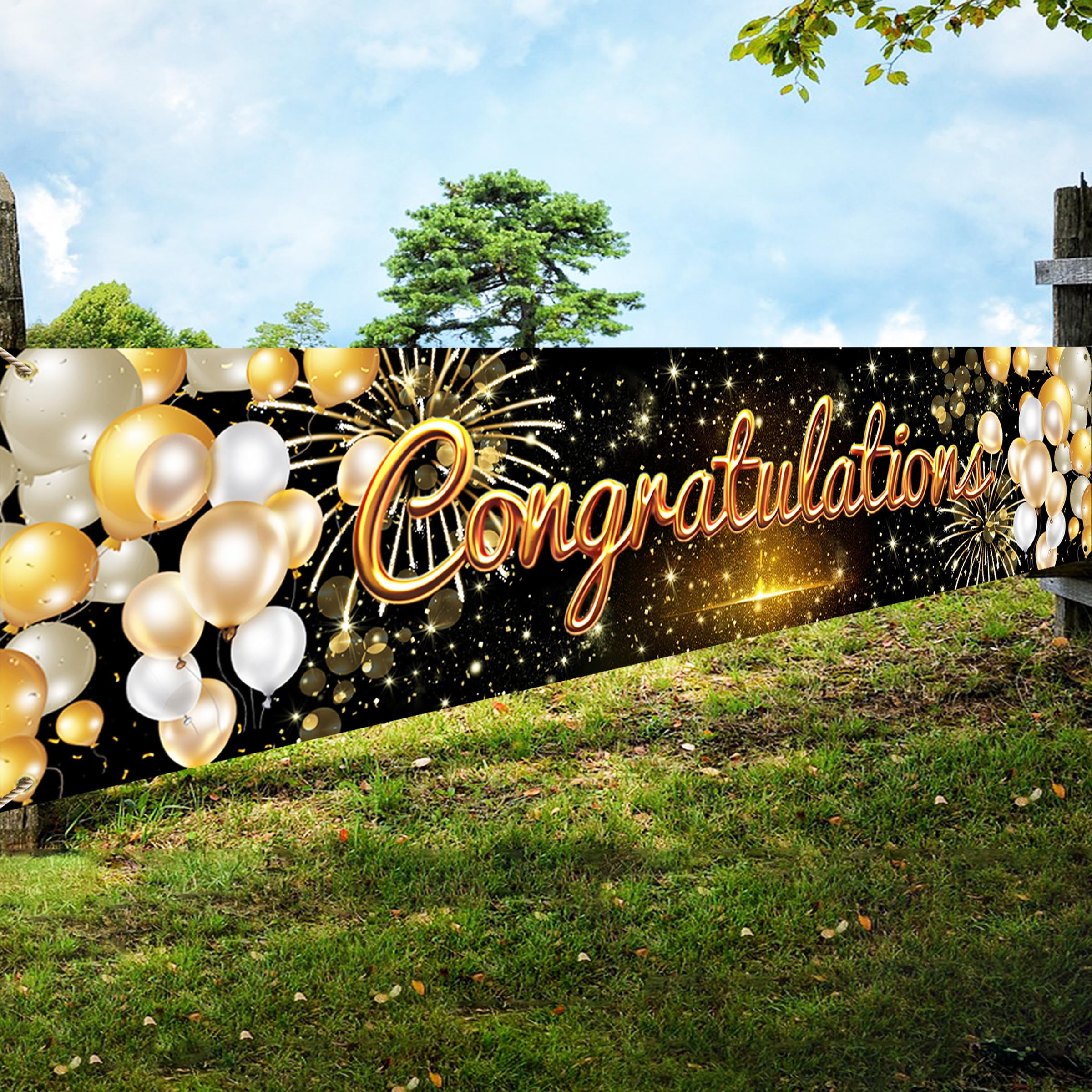 Congratulations Banner Congratulations Decorations SSF20 We are so ...