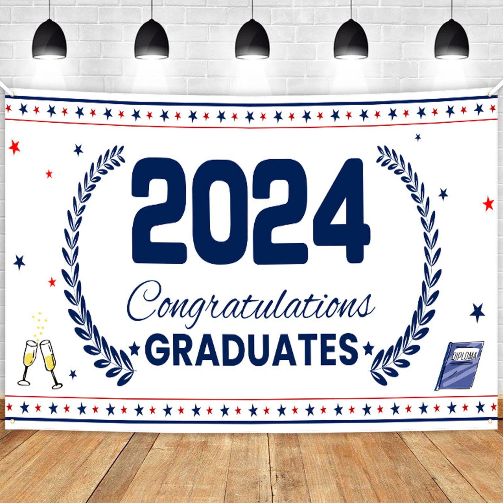 Congratulations Banner Decorations Large Custom Banner Graduation ...
