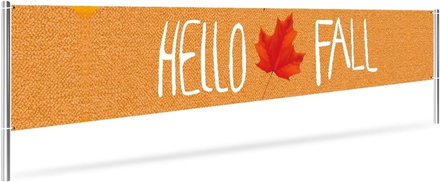 Congratulations Banner Hello Fall Banners for Outside Inside Wall Yard ...