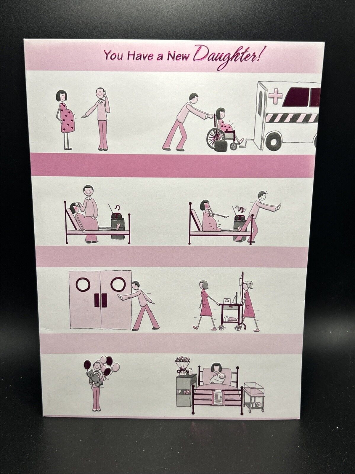 Congratulations Birth of Daughter Greeting Card w/Envelope - Walmart.com