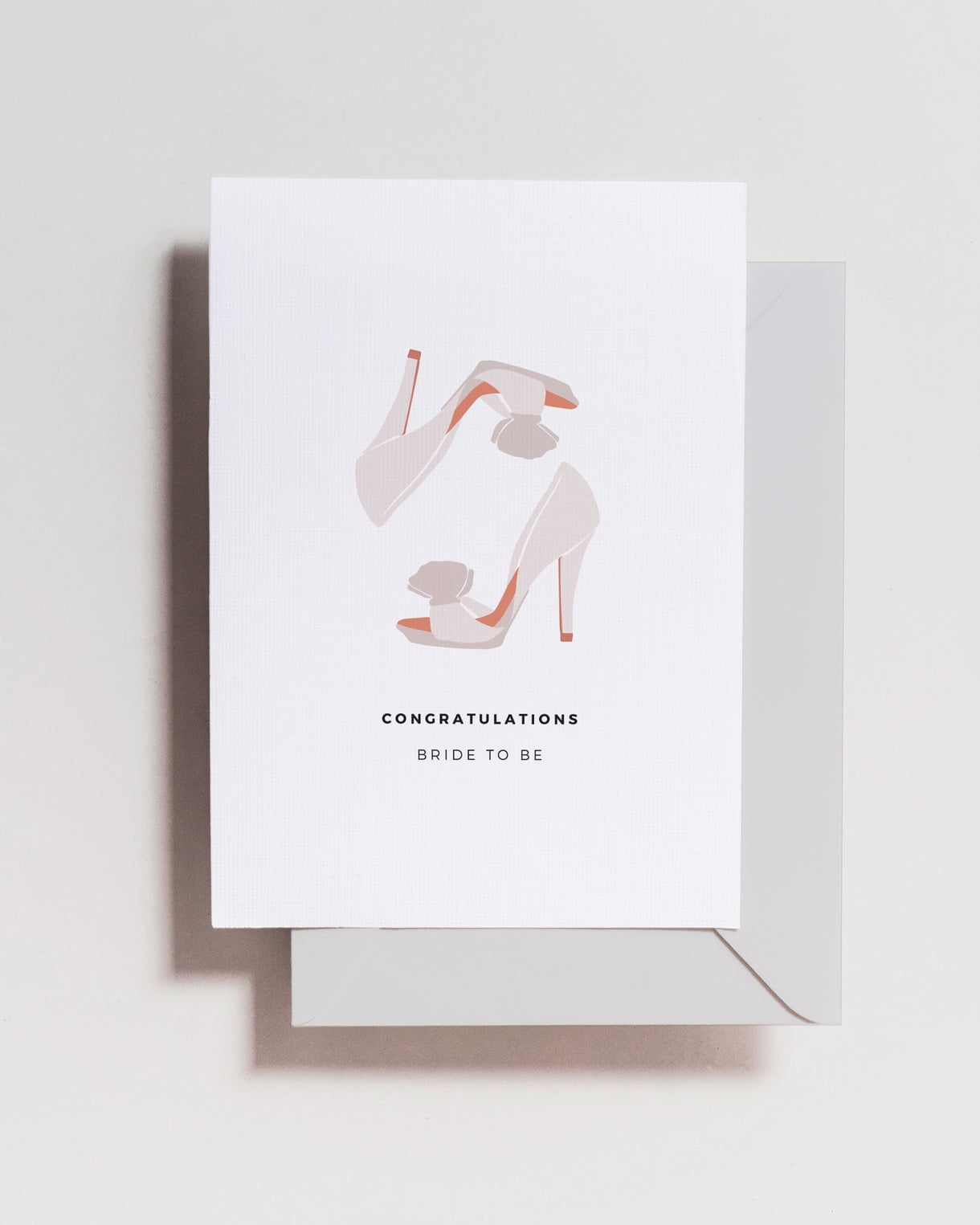 Congratulations Bride to Be Card – Elegant High Heel Design – Perfect ...