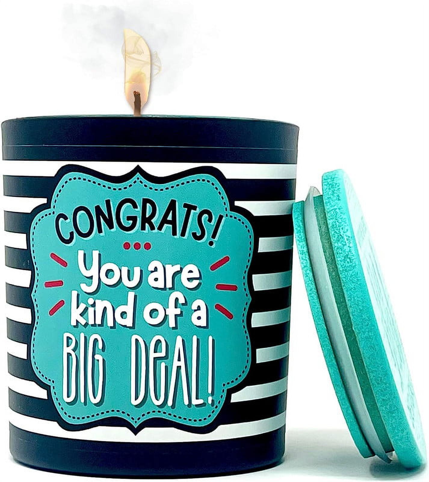 Congratulations Candle Gifts - Scented Candles for Women - Relaxing ...