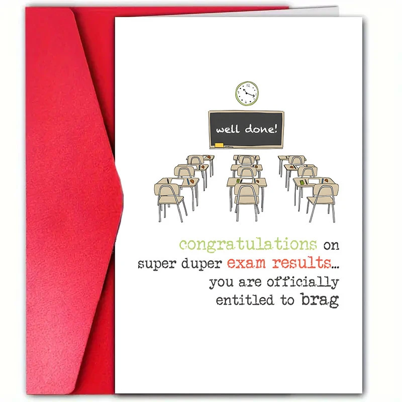 Congratulations Card for Exam Results – "Super Duper Exam Results ...