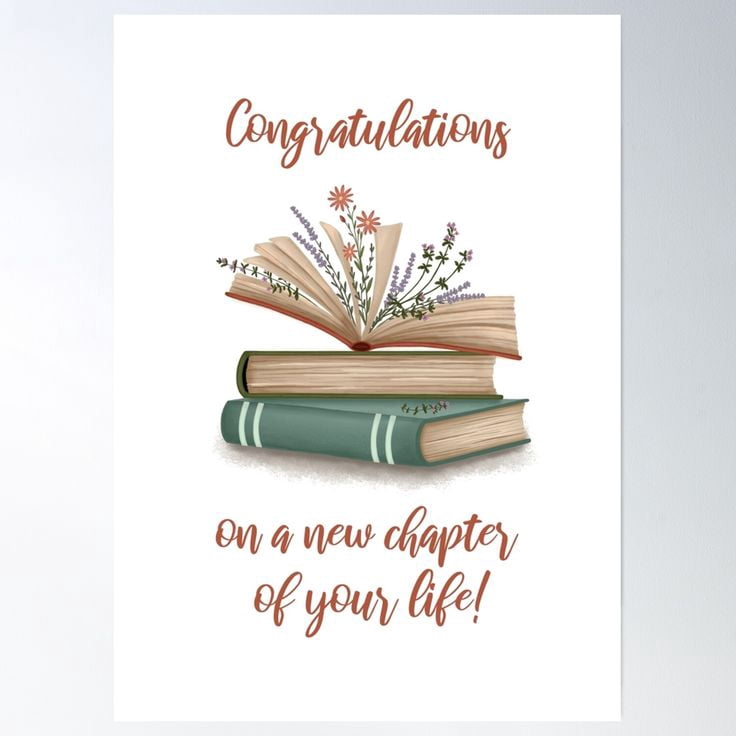 Congratulations Card for Graduates – "On a New Chapter of Your Life ...