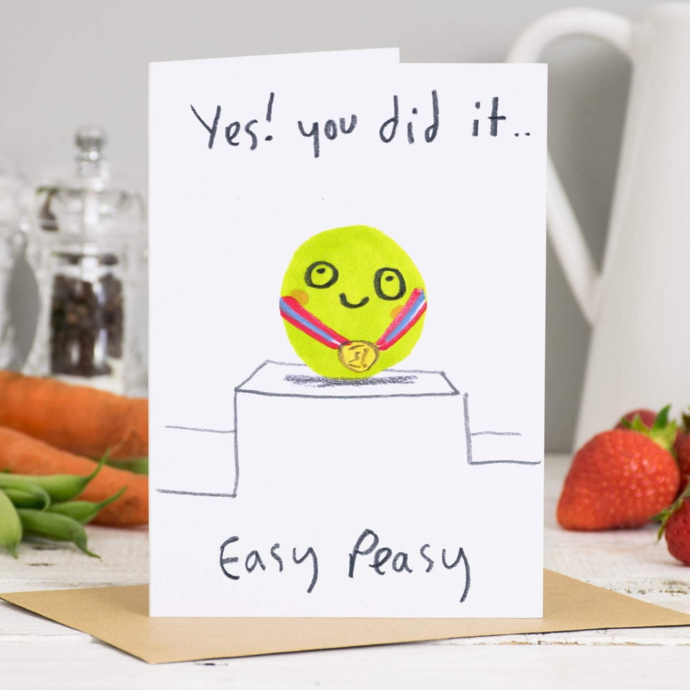 Congratulations Card – “Yes! You Did It” Cheerful Design with Medal ...