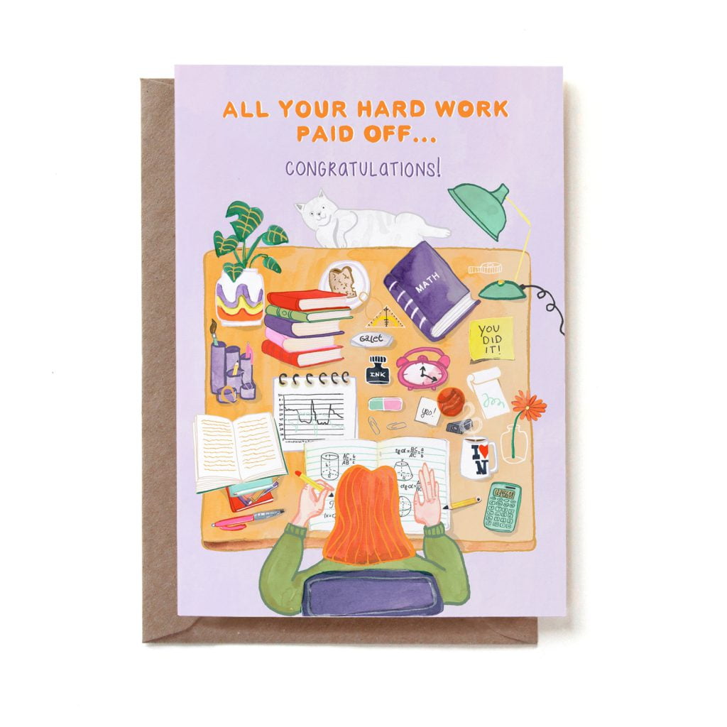 Congratulations Card for Graduates – "All Your Hard Work Paid Off ...