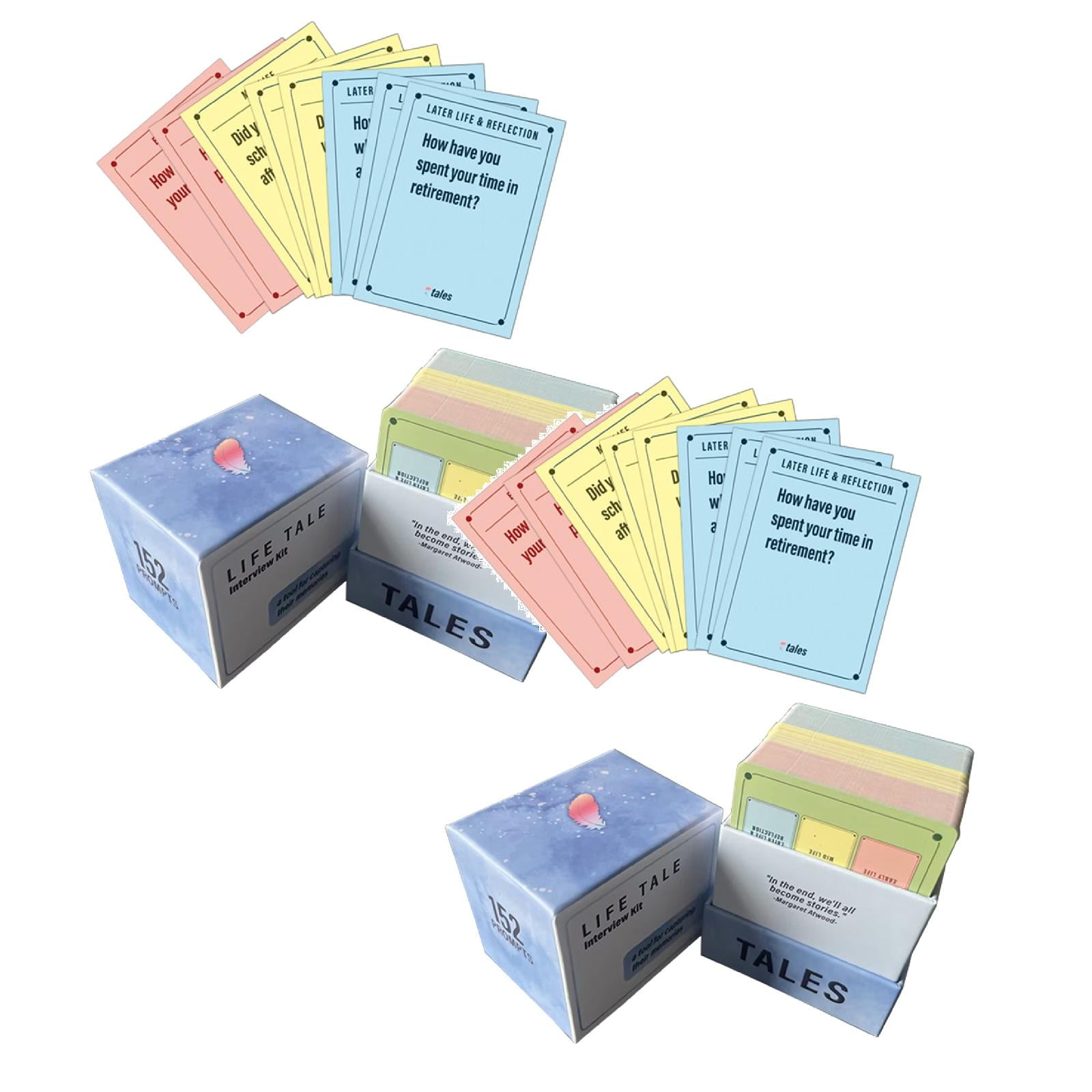 Congratulations Cards 152pcs Life Story Interview Kit Cards 2024 New ...