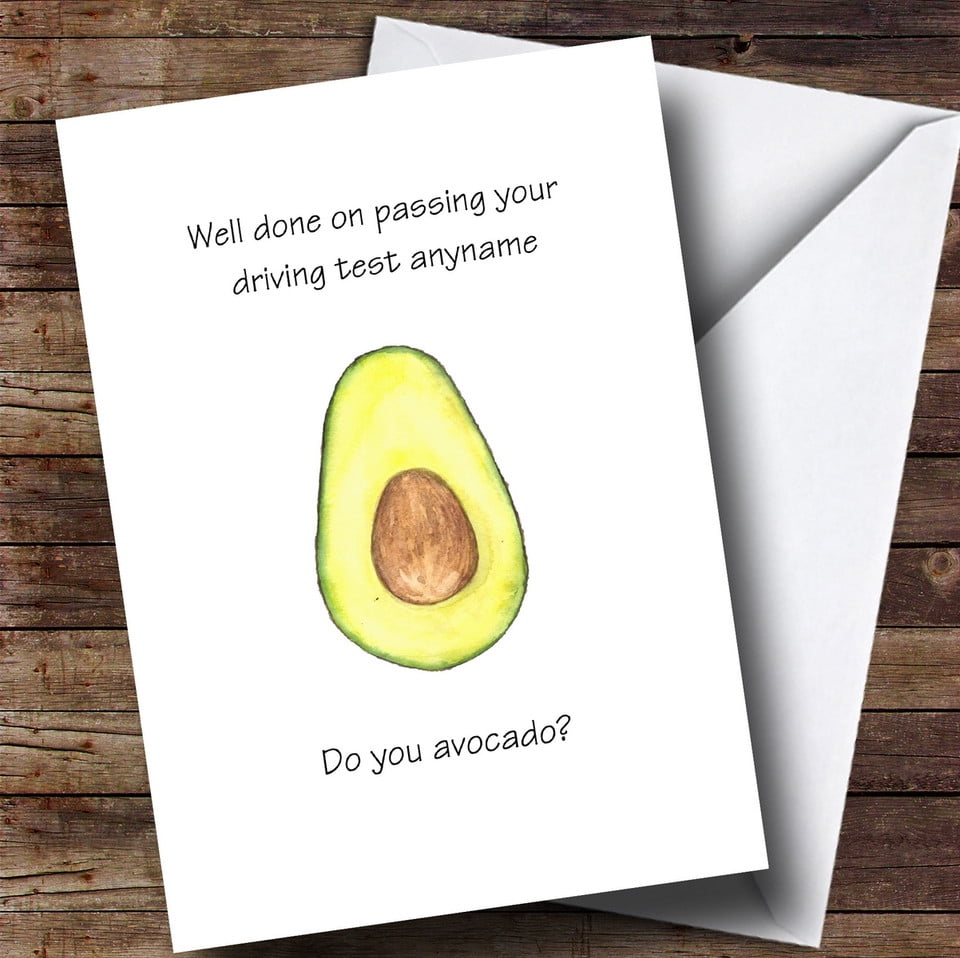 Congratulations Driving Test Card – "Well Done on Passing Your Driving ...