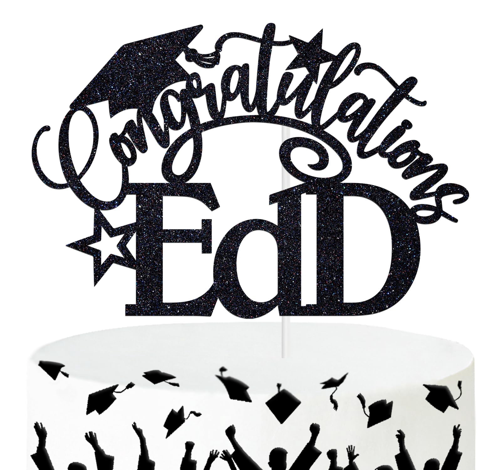Congratulations EdD Cake Topper, Congrats Grad/Doctor of MDH1Education ...