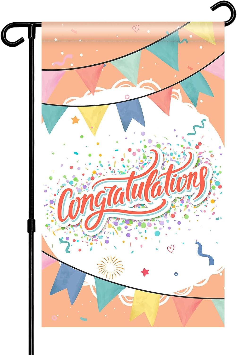 Congratulations Garden Flag,Kid Boy Girl Birthday Party Door Sign ...
