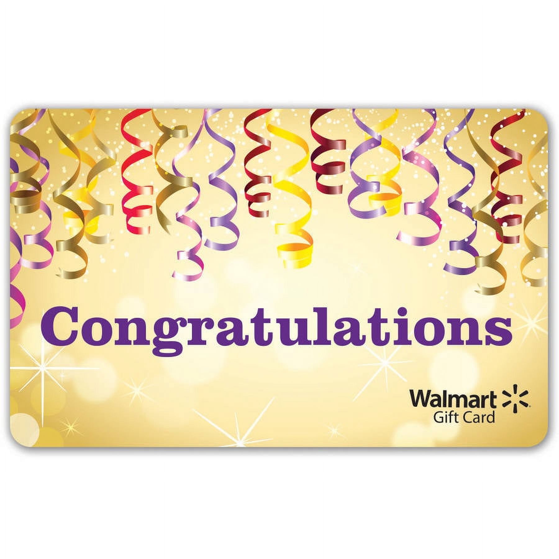Congratulations Gift Card - Walmart.com