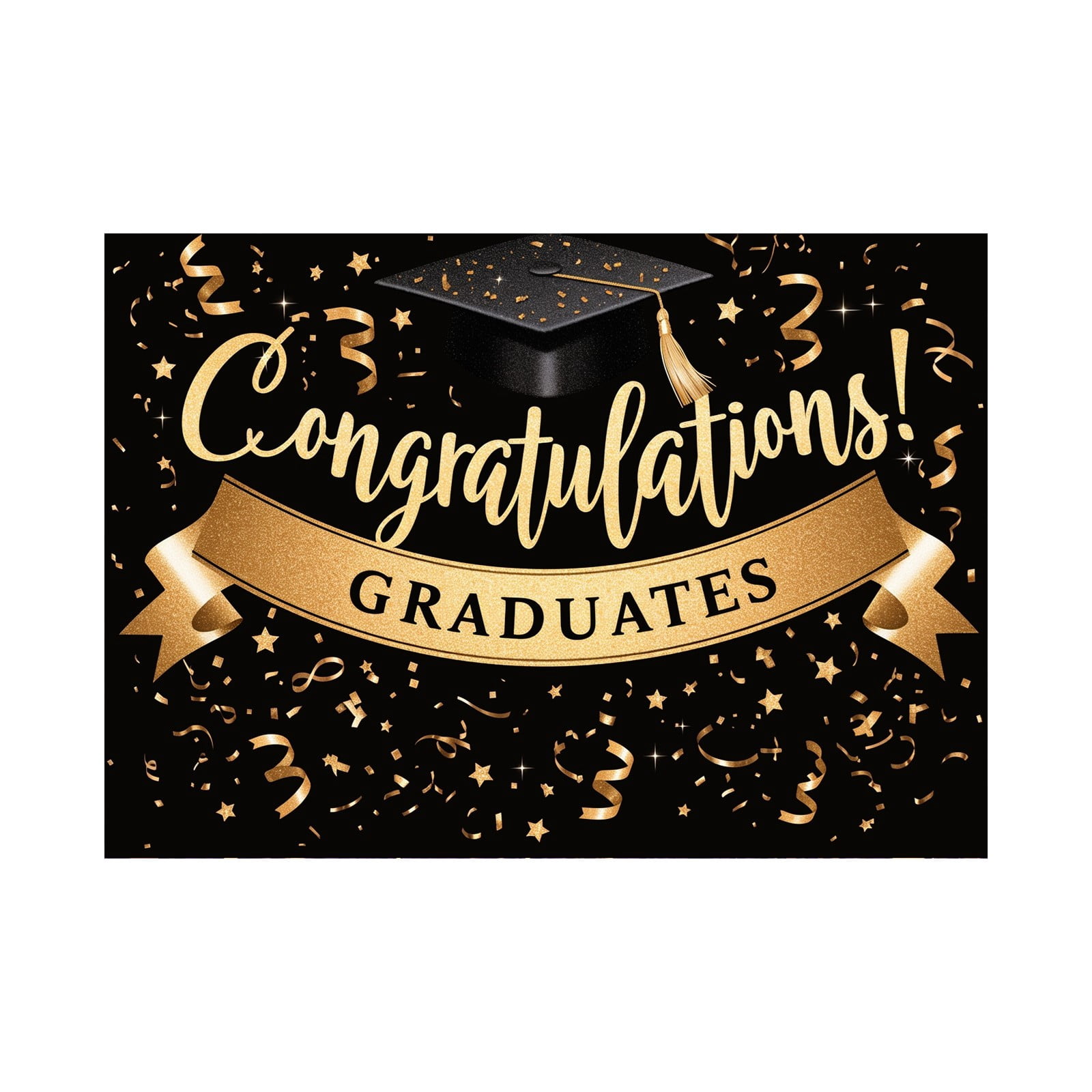 Congratulations Grad Background 15.75x6.89ft Class of 2026 Graduation ...