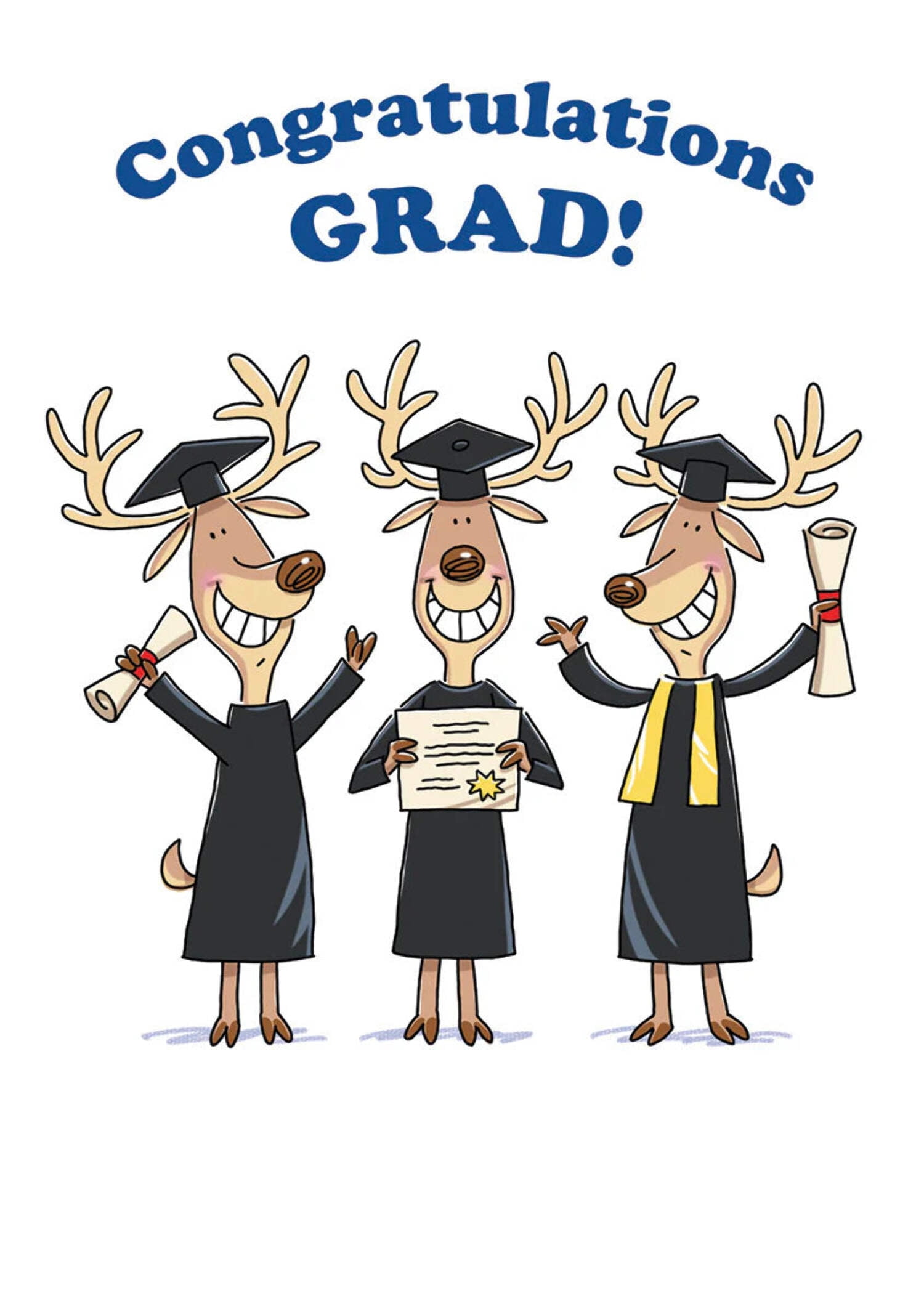 Congratulations Grad Greeting Card [GRM46051401] - Walmart.com