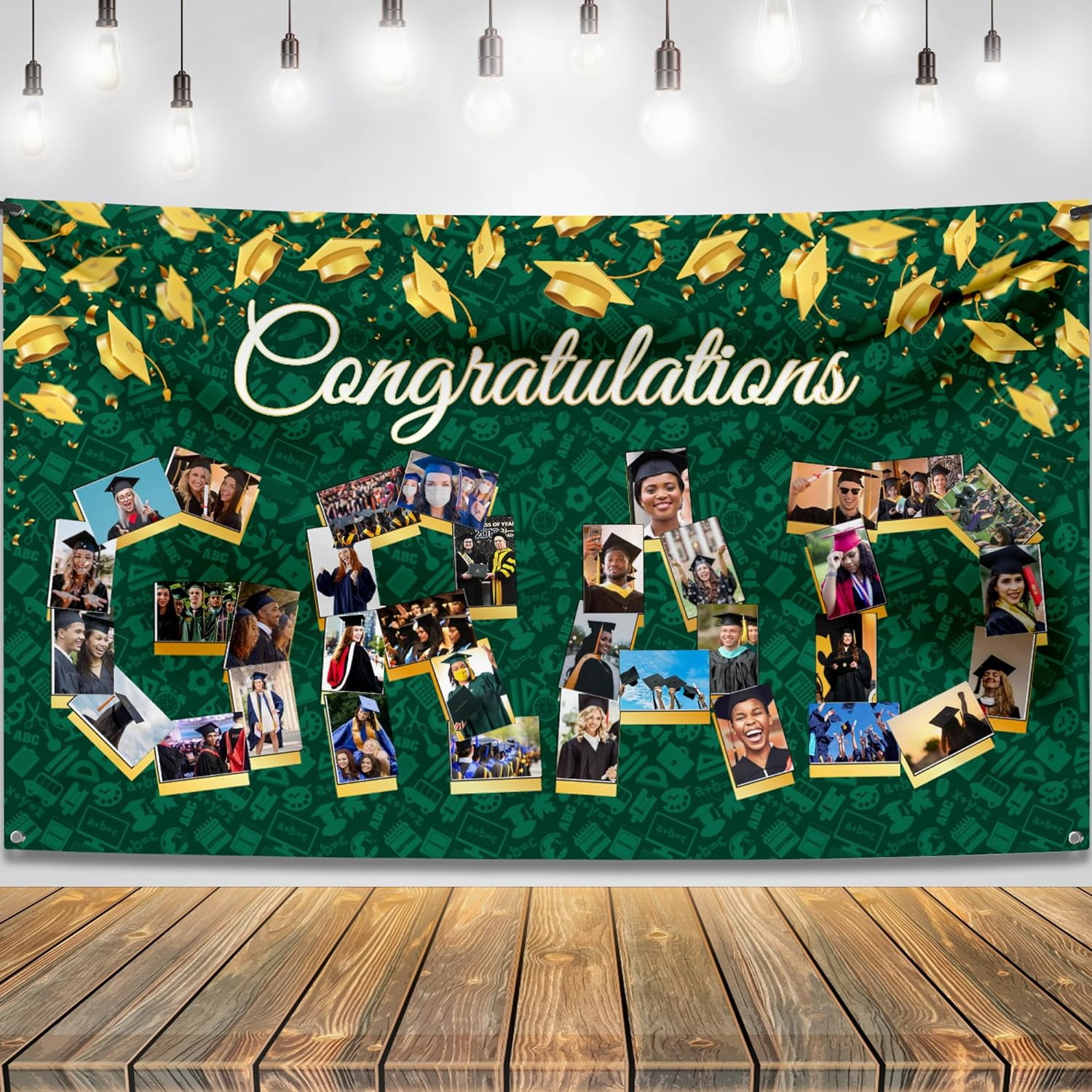 Congratulations Graduation Photo Banner - Large 72x44 Inch ...