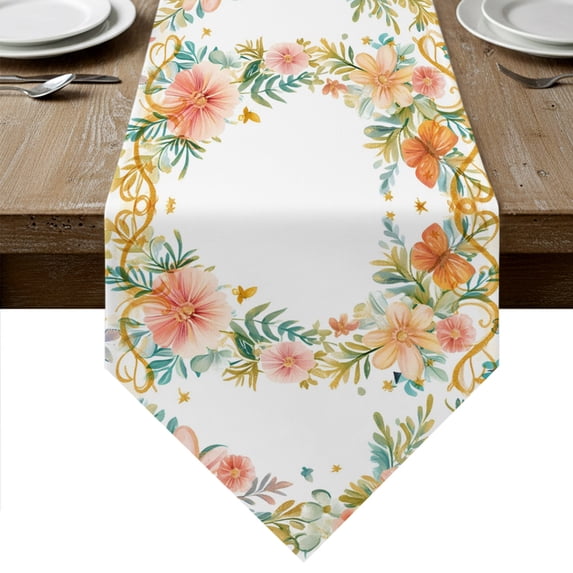 Congratulations Graduations Table Runner Linen Burlap Table Runner 72 ...