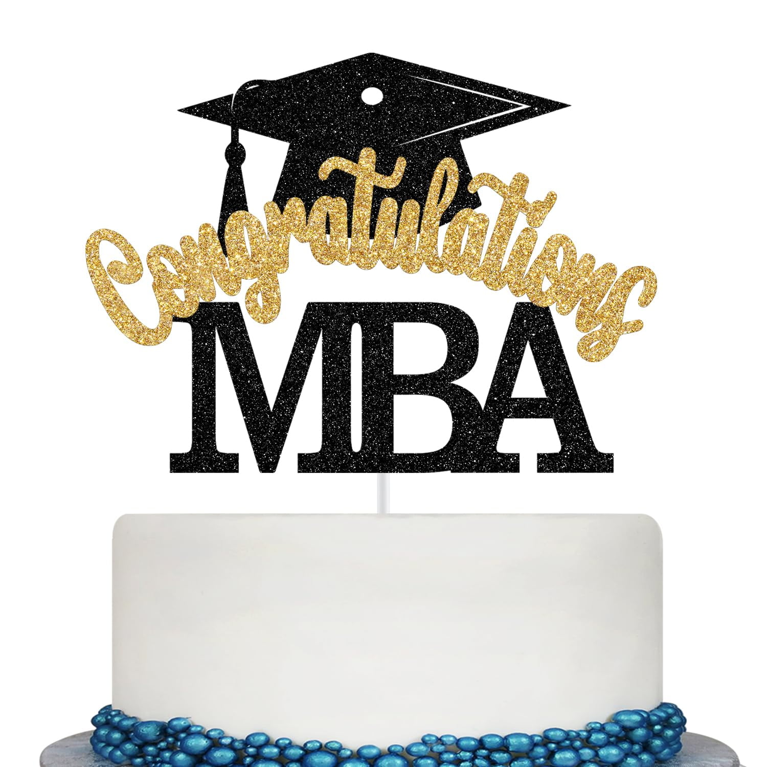 Congratulations MBA Cake FEV6 Topper, MBA Graduation Decorations, Congrats Master, Mastered It ...