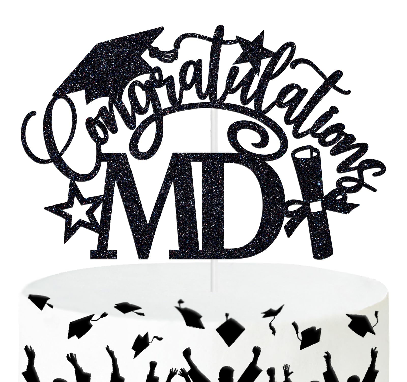 Congratulations MD Cake FEV6 Topper, Congrats Grad/Doctor of Medicine ...
