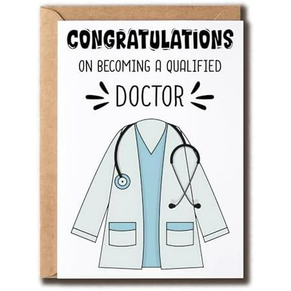 Congratulations On Becoming A Qualified Doctor Card - Doctor Graduation ...
