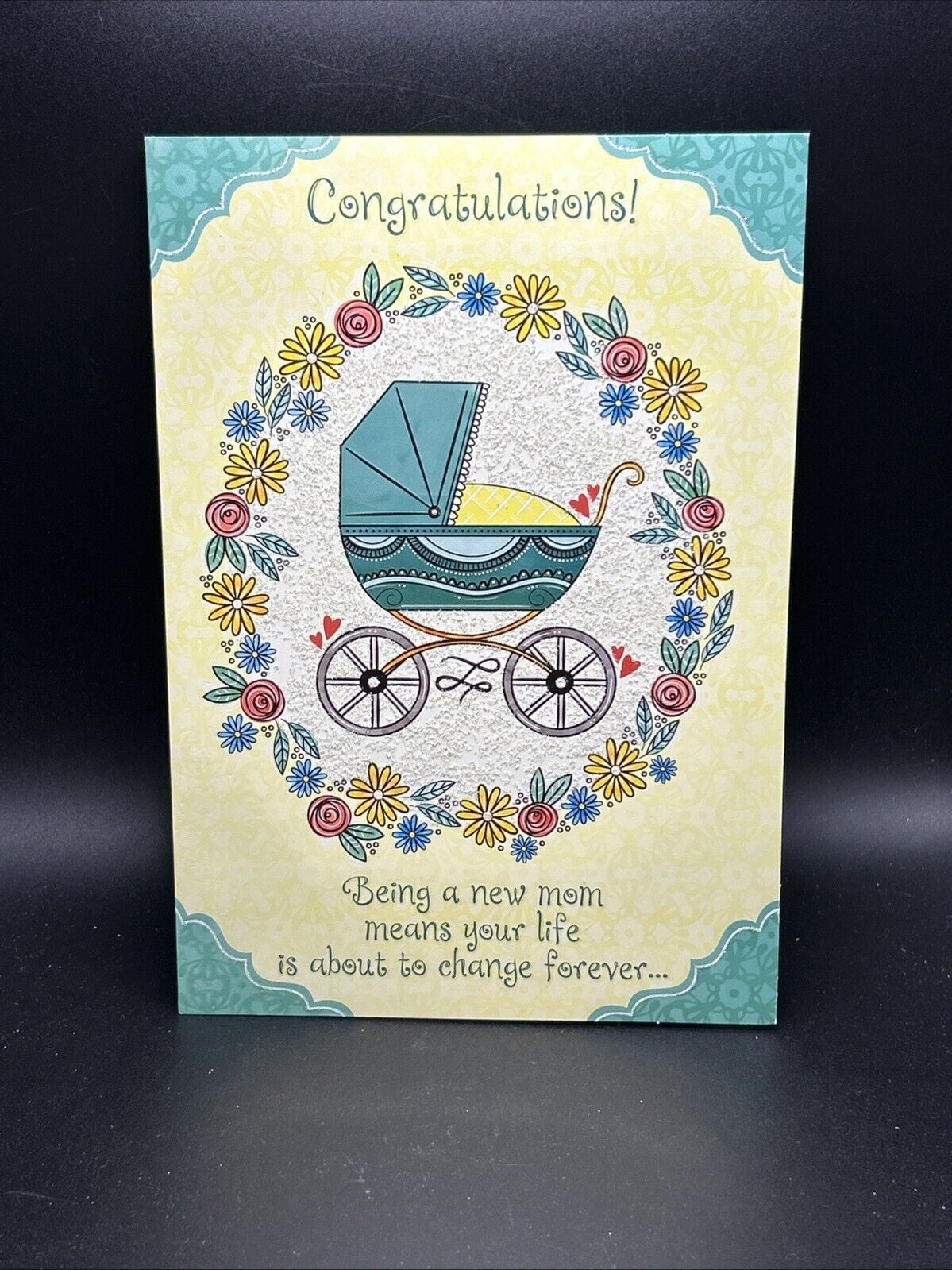 Congratulations On Being New Mom Greeting Card w/Envelope - Walmart.com