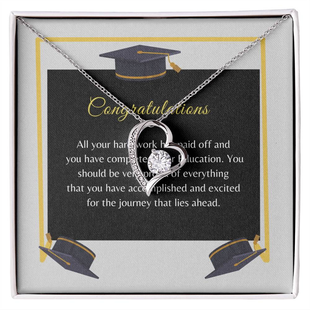 Congratulations On Your Graduation day - Forever Love Necklace - 14k ...