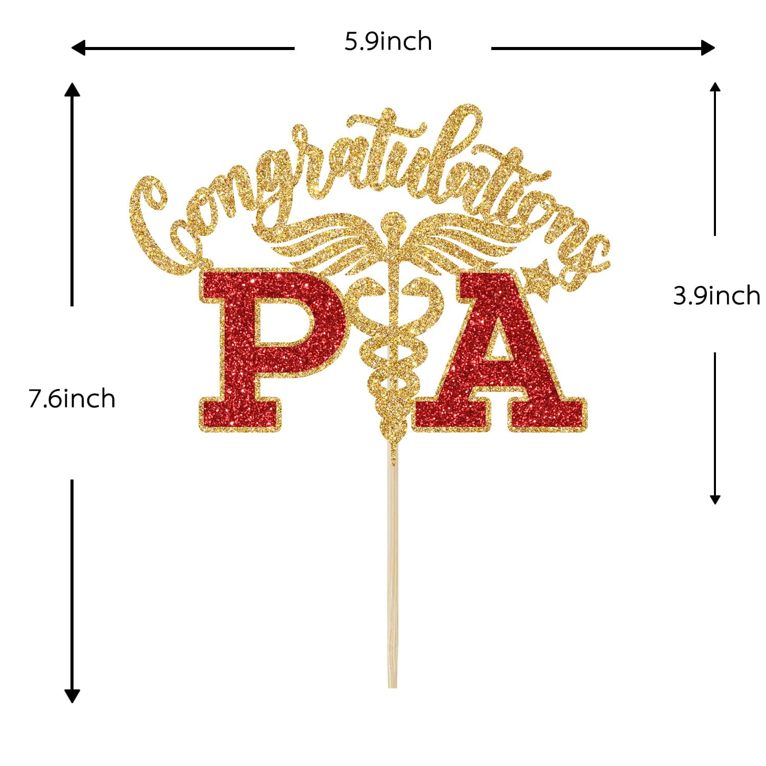 Congratulations PA Cake AJH3 Topper - PA Graduation Decorations 2025 ...