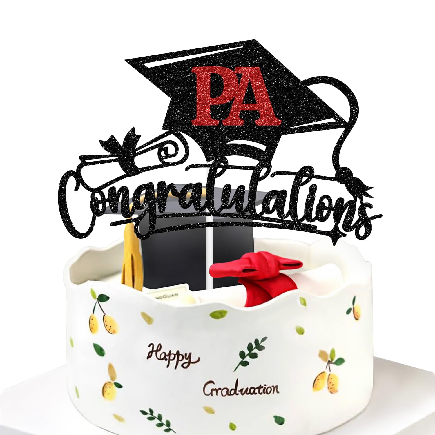 Congratulations PA Cake Topper, Congrats Grad/Future PA Cake Decor ...