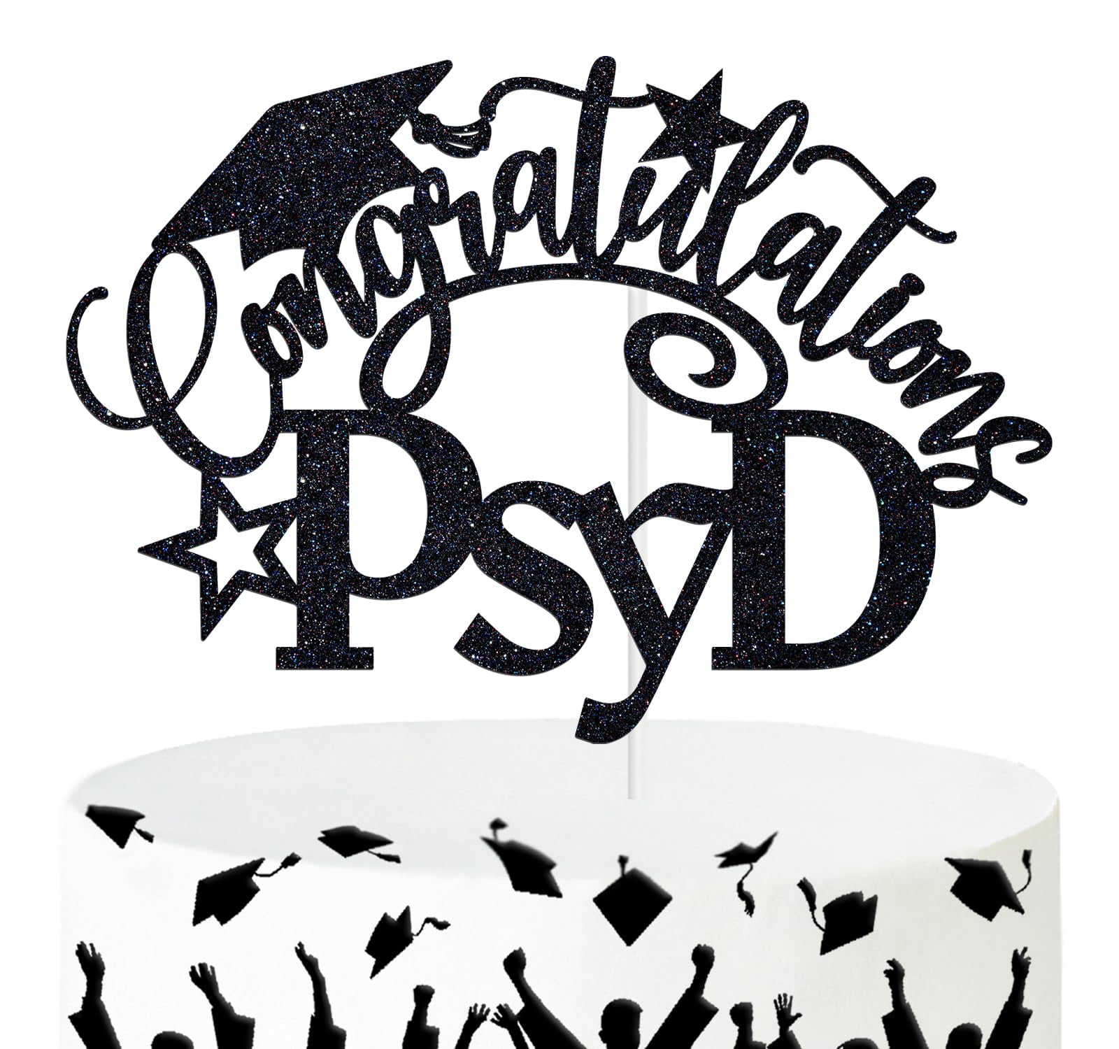 Congratulations PsyD Cake FEV6 Topper, Congrats Grad/Doctor of ...