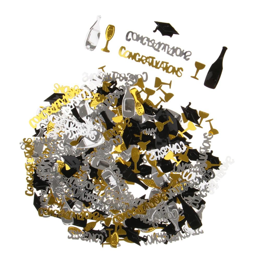 Congratulations Sprinkles Champagne Cup Table Confetti Graduation Party ...
