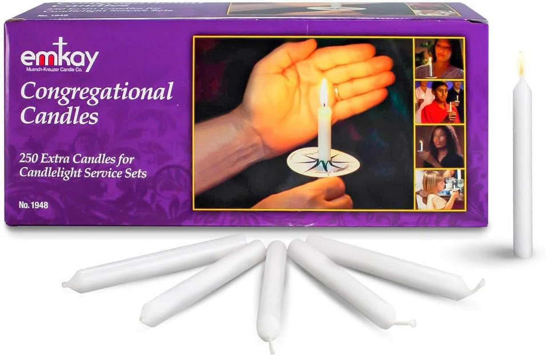 Congregational Candles (250 Pack) - Walmart.com