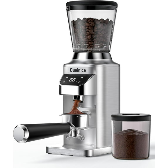 Conical Burr Coffee Grinder with 40mm Stainless Steel Burr, 34 Grind ...