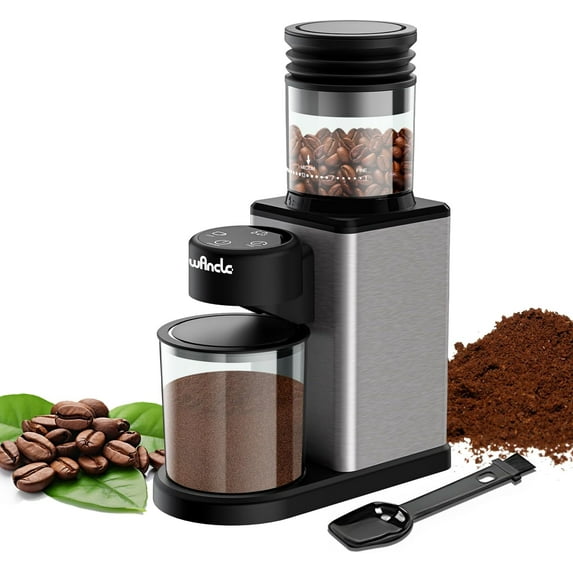 Conical Burr Electric Coffee Grinder with Touchscreen Coffee Bean ...